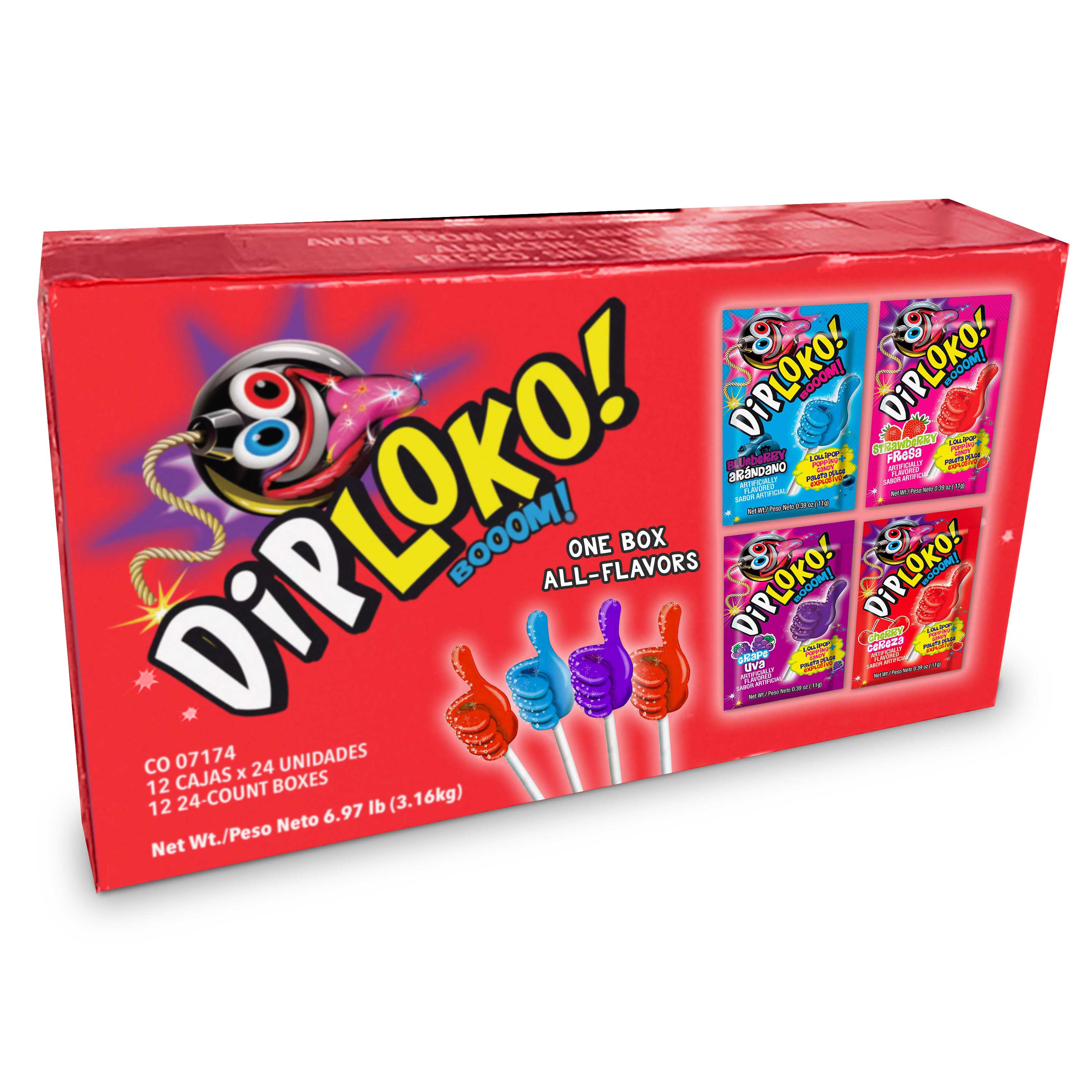 DipLoko MIX PACK 24 / 0.39 oz - Master Case (12 Dsp Boxes / 288 units ...