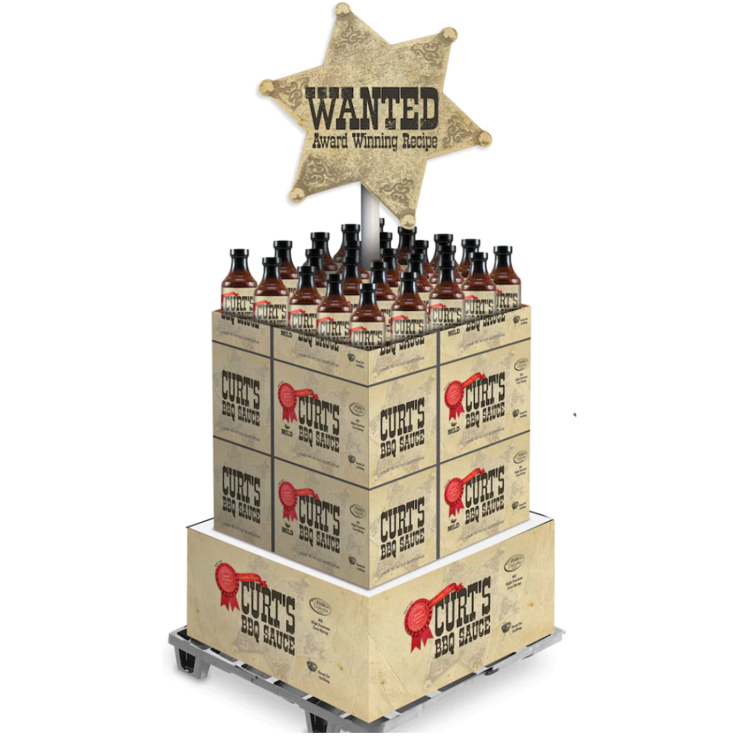 Curt's BBQ Sauce 6 / 16 oz - Medium - SHIPPER (MOQ 48 cases / 288 unit ...